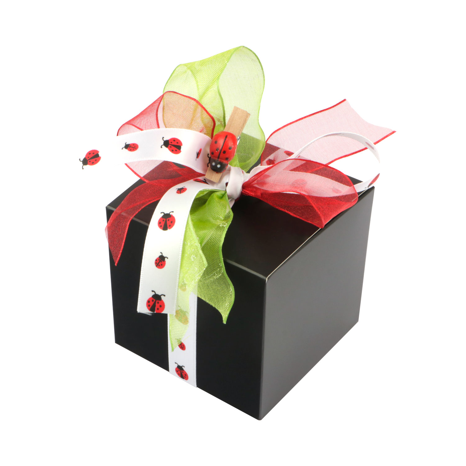 Jongeneel Verpakkingen. ds à 50 kubus klepdoosje 375 gram mat zwart