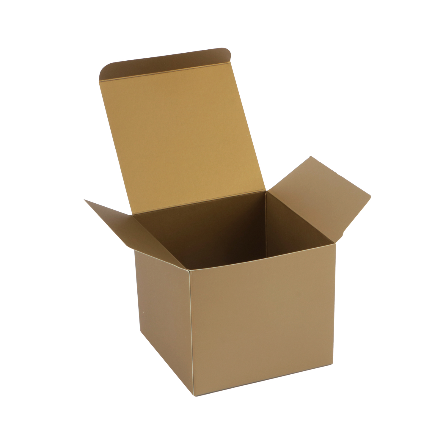 Jongeneel Verpakkingen. Ctn à 50 cube box 250 grams matt gold