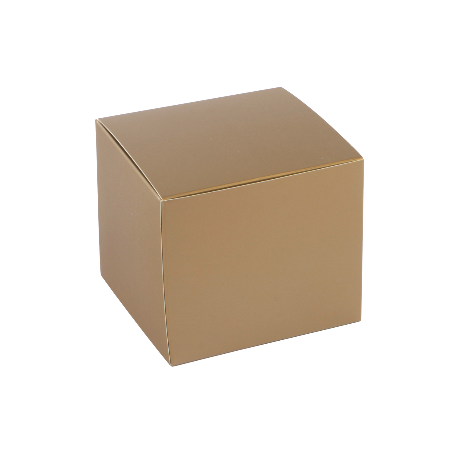 Jongeneel Verpakkingen. Ctn à 50 cube box 250 grams matt gold