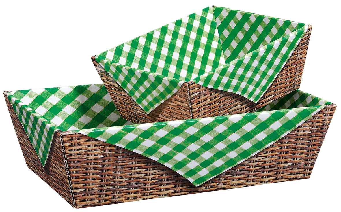 Jongeneel Verpakkingen. Ds à 24 kartonnen bak 19,8x14,8x9,5 cm groene ...