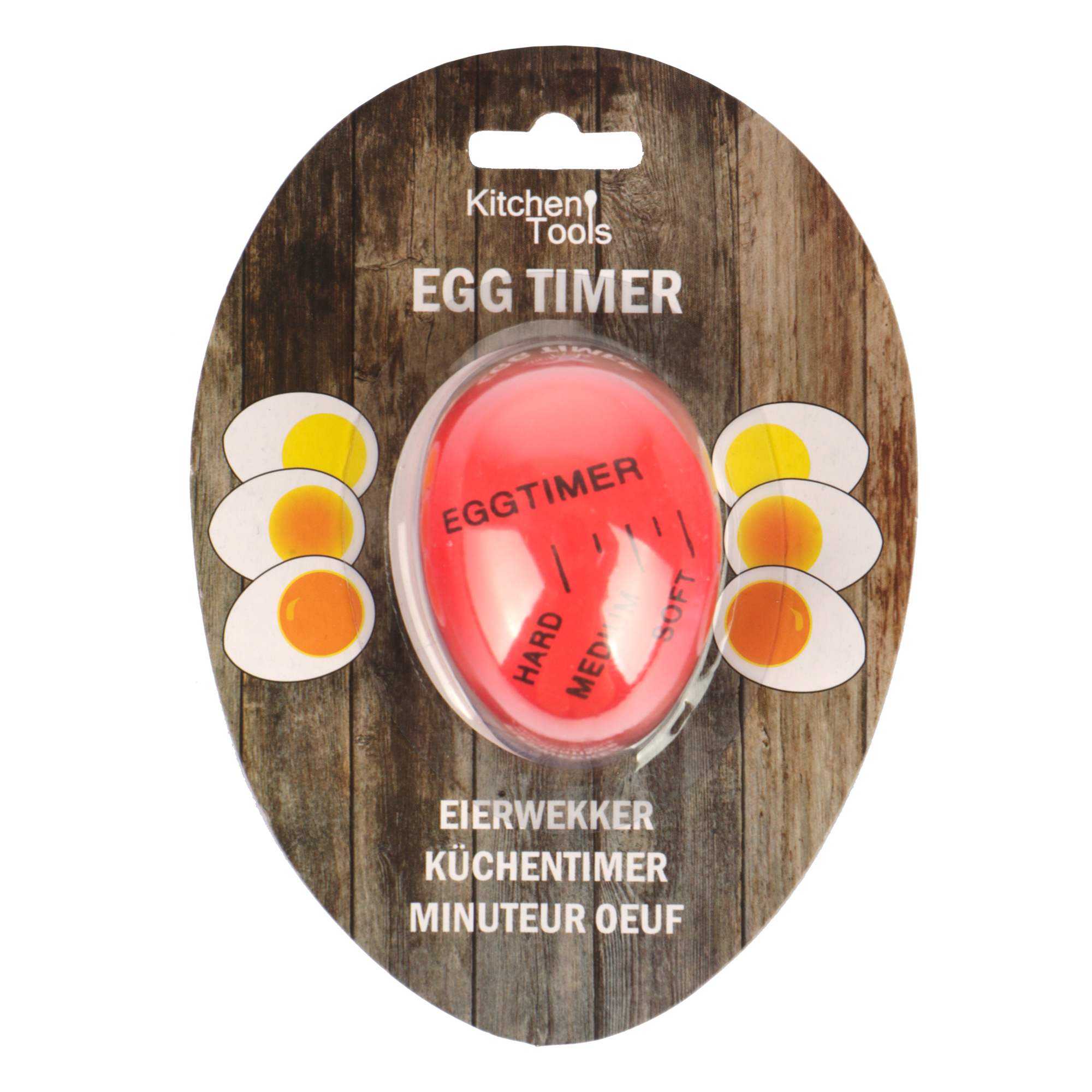 Jongeneel Verpakkingen. Eierwekker met kleurindicatie