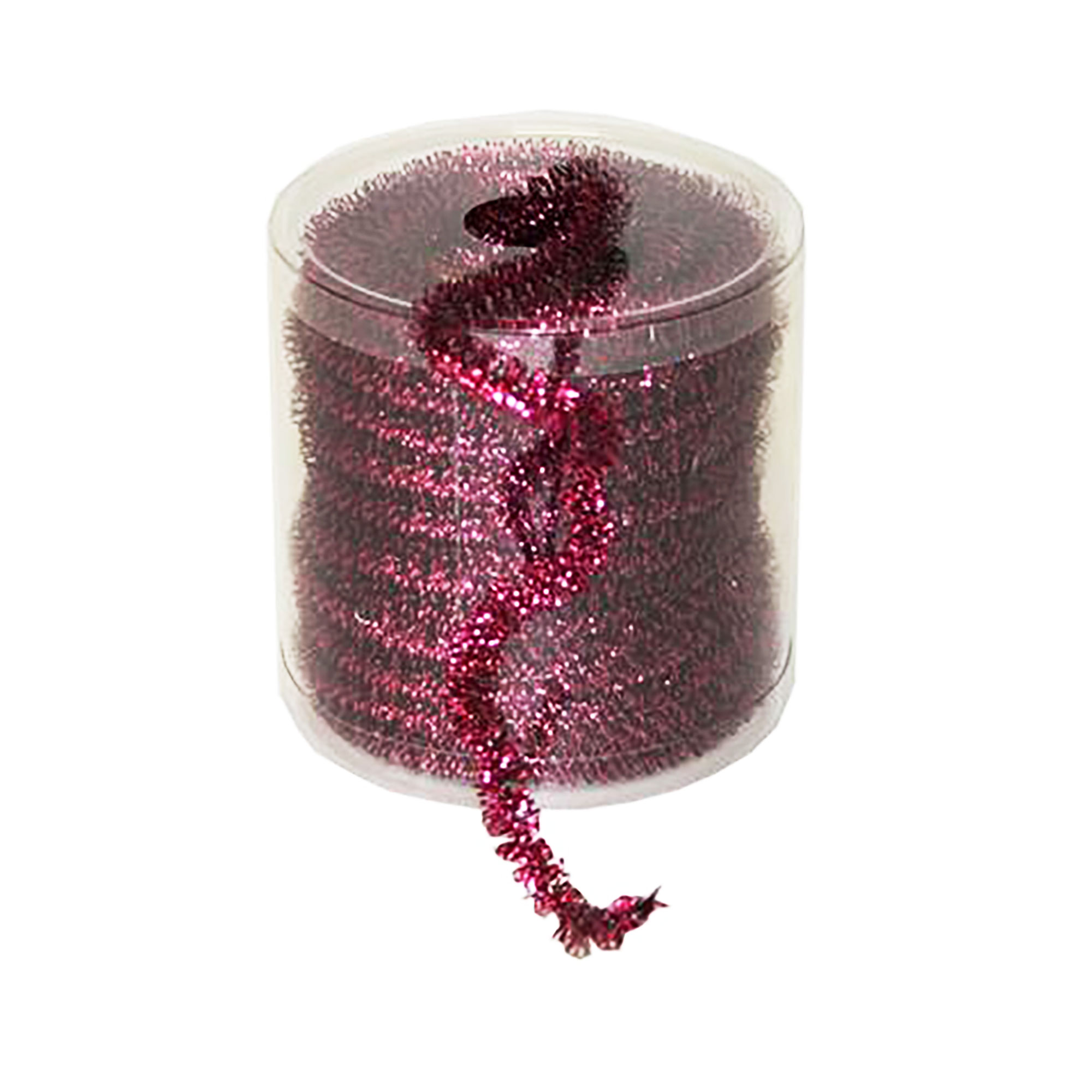 Jongeneel Verpakkingen. Mini slinger bubble twist 1 cm x 12 mtr burgundy