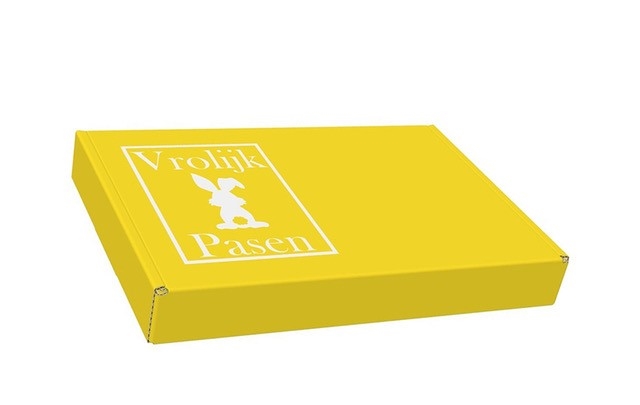 Jongeneel Verpakkingen. Pak à 50 brievenbus doos A5 Vrolijk Pasen 22x15 ...